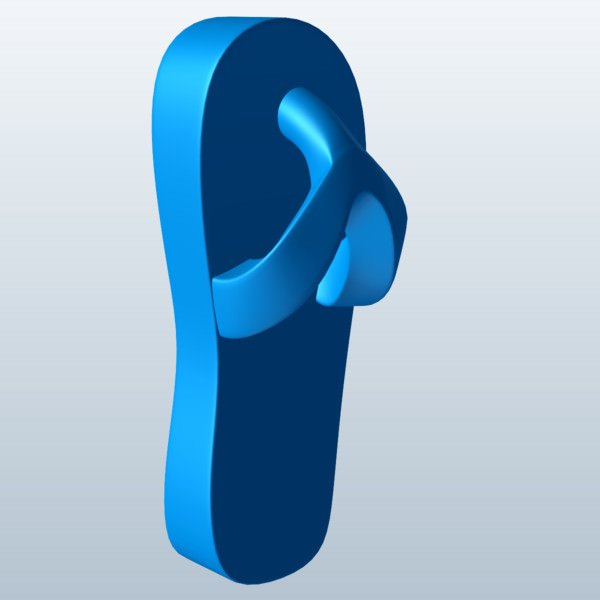 Flip flop V1 Free 3D Model - .obj .stl - Free3D