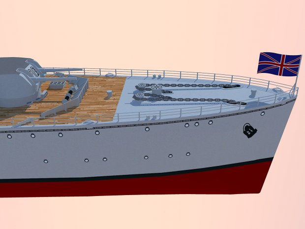 HMS Ajax Free 3D Model - .skp - Free3D