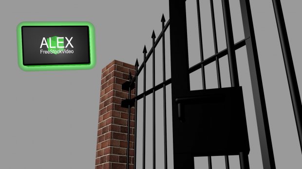 Villa Gate Free 3D Model - .obj .c4d - Free3D