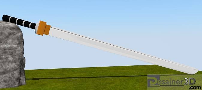 Simple Katana Free 3D Model - .blend - Free3D