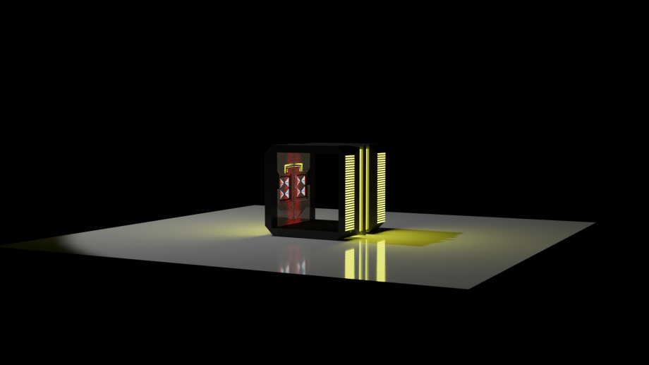 Cubo LED futurista Modelo 3D gratis - .fbx - Free3D