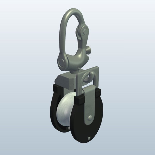 Sailing Single Snatch Block v2 Free 3D Model - .obj .stl - Free3D