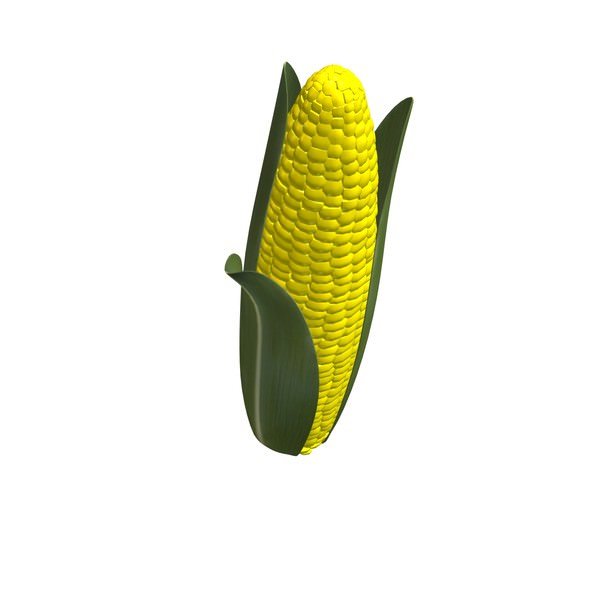 Ear Of Corn Yellow V2 Free 3D Model - .obj .stl - Free3D
