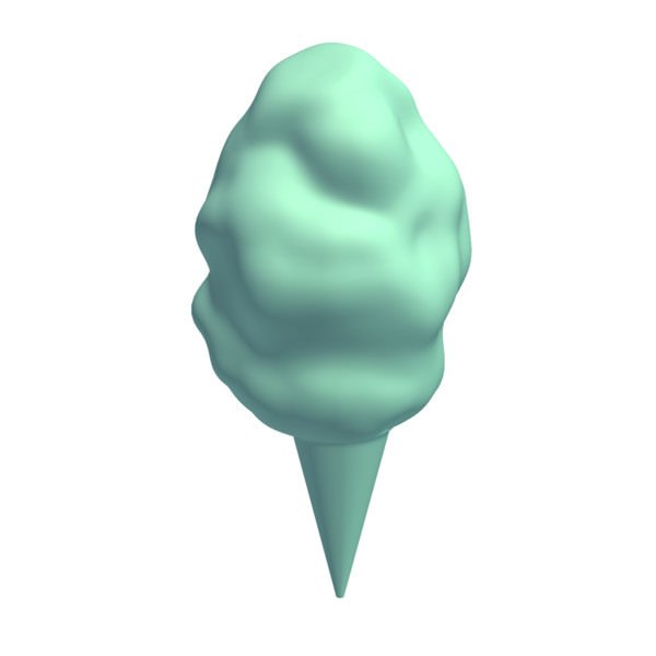 Cotton Candy v1 Free 3D Model - .obj .stl - Free3D