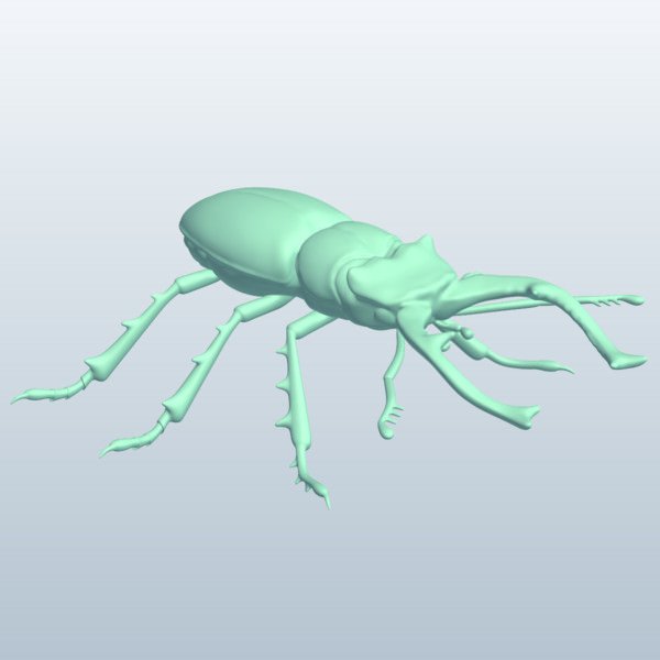Stag Beetle v1 Free 3D Model - .obj .stl - Free3D