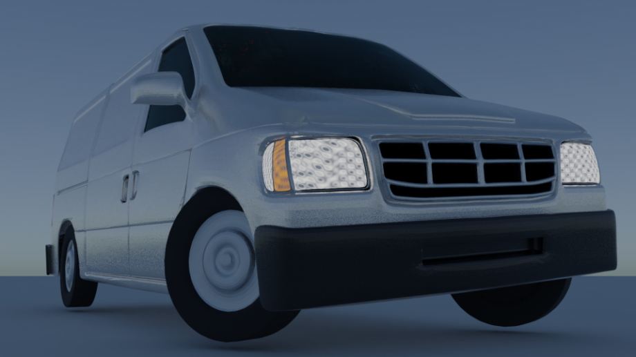 Ford Econoline 1998 Free 3D Model - .blend .obj - Free3D