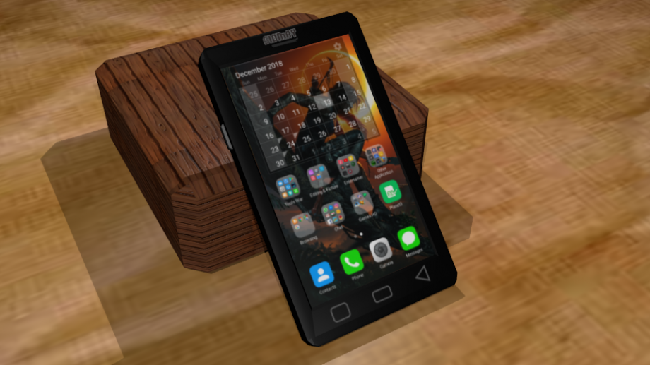 Hand Phone Siomay Low Poly Free 3D Model - .blend .fbx .obj - Free3D
