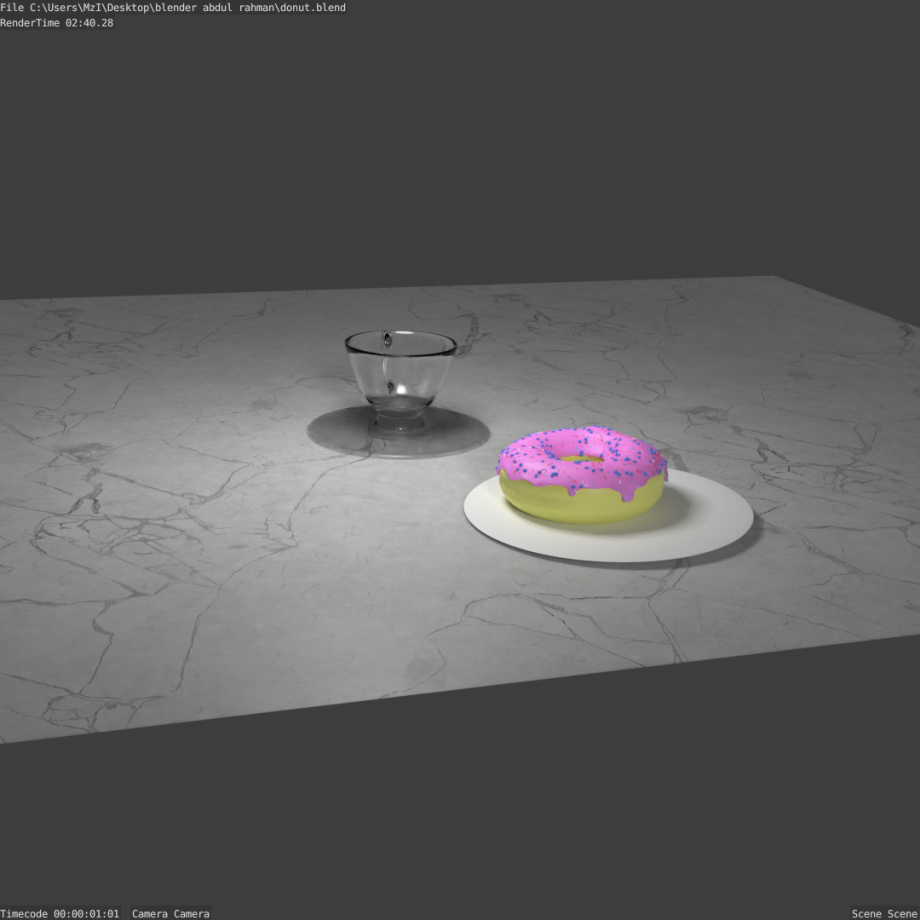Donut Scene Free 3D Model - .blend - Free3D