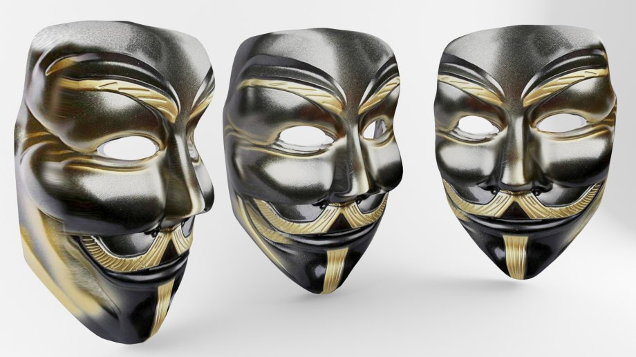 Mask Free 3D Model - .tif .obj .fbx - Free3D