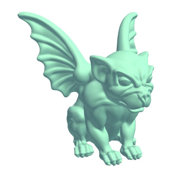 GargoyleStatue v1 Free 3D Model - .obj .stl - Free3D