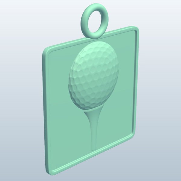 Golf Ball on Tee v1 Free 3D Model - .obj .stl - Free3D