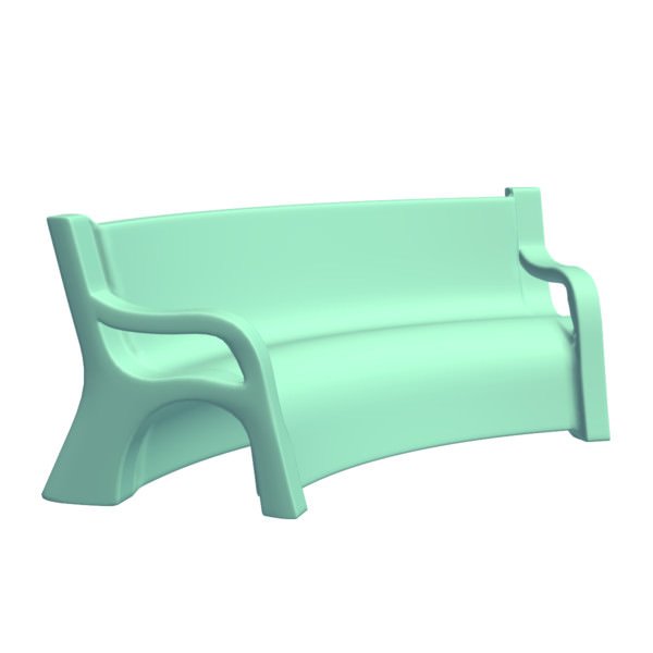 Abstract Bench C shaped inside v1 Free 3D Model - .obj .stl - Free3D