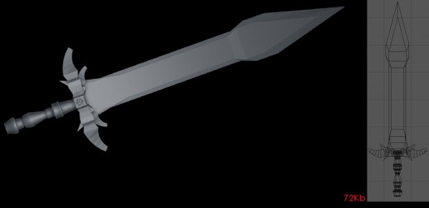 Fantastic Sword Free 3D Model - .3ds - Free3D
