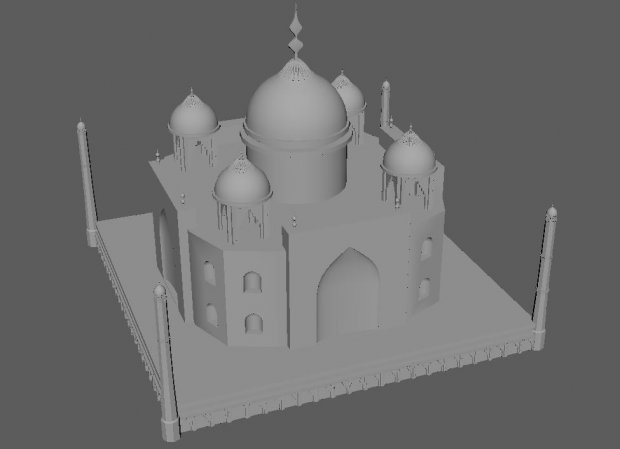 Taj Mahal Free 3D Model - .mb - Free3D