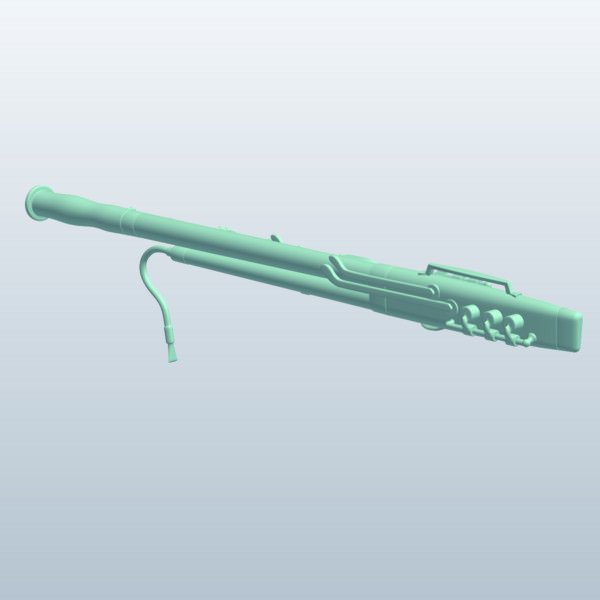 Bassoon v1 Free 3D Model - .obj .stl - Free3D