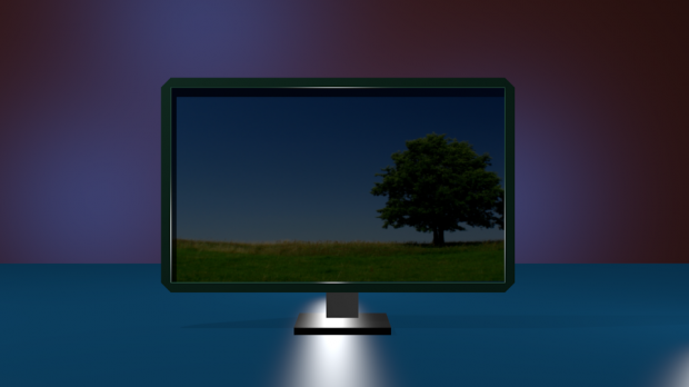 LCD Monitor Free 3D Model - .3ds .blend .fbx - Free3D