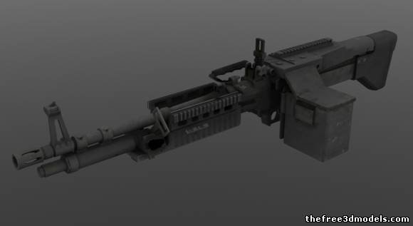 M60E4 Free 3D Model - .3ds .max .fbx - Free3D