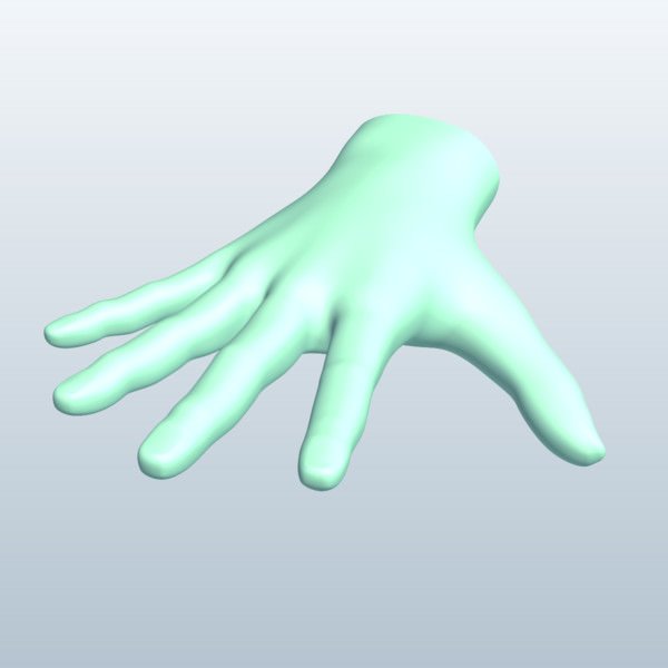 Hand v3 Free 3D Model - .obj .stl - Free3D
