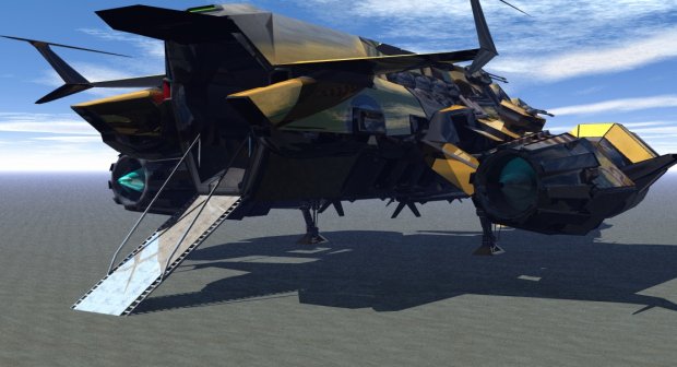 Falcon t45 Rescue Ship Free 3D Model - .obj - Free3D