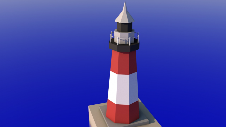 LOW-POLY Lighthouse Free 3D Model - .c4d - Free3D