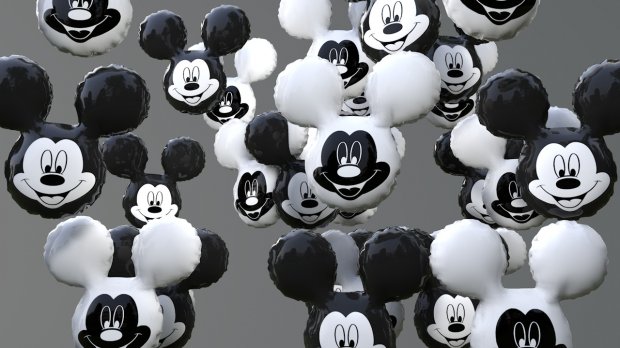 Mickey´s balloons Free 3D Model - .c4d - Free3D