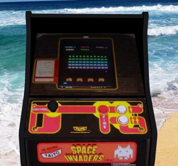 Space Invaders - Upright Arcade Machine 免费的3D模型 - .3ds - Free3D