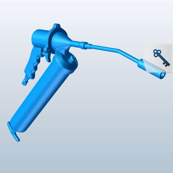 Grease gun tool V1 Free 3D Model - .obj .stl - Free3D