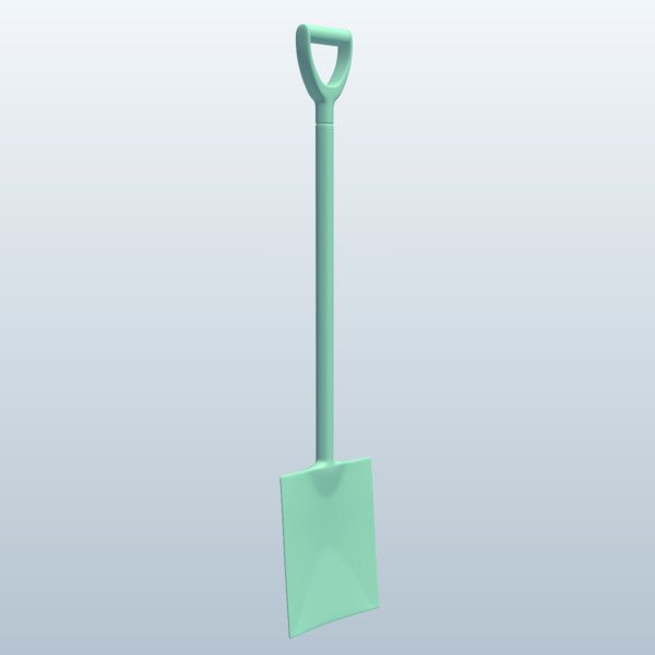 Spade v1 Free 3D Model - .obj .stl - Free3D
