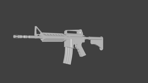 M4A1 Free 3D Model - .obj - Free3D