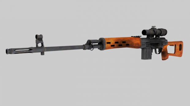 SVD Free 3D Model - .c4d .fbx - Free3D