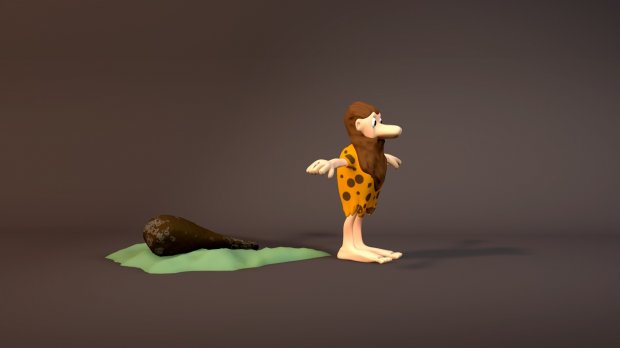 Caveman Free 3D Model - .c4d - Free3D