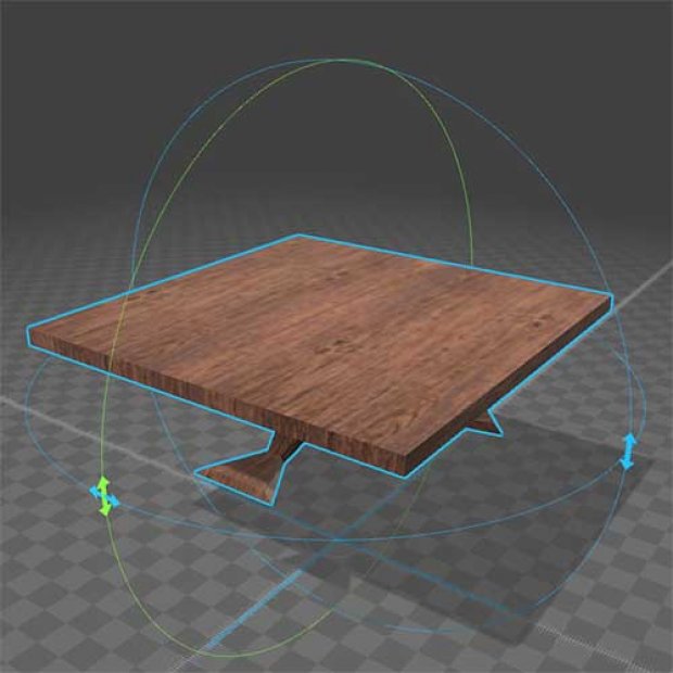 Wood Table Free 3D Model - .obj .mtl - Free3D