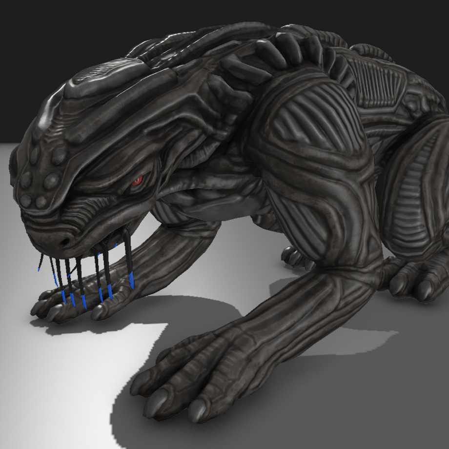 Alien Animal Free 3D Model - .dae .x .fbx .unitypackage .3ds .obj .dxf ...