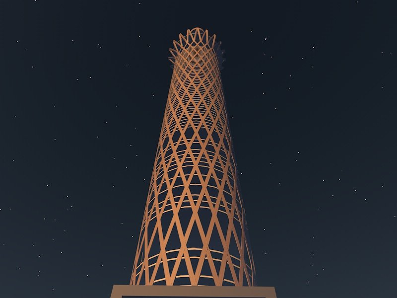 Cairo Tower Free 3D Model - .c4d .obj .stl - Free3D