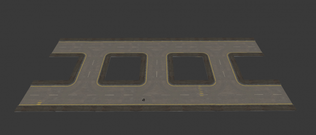 Street Road Free 3D Model - .blend .fbx - Free3D