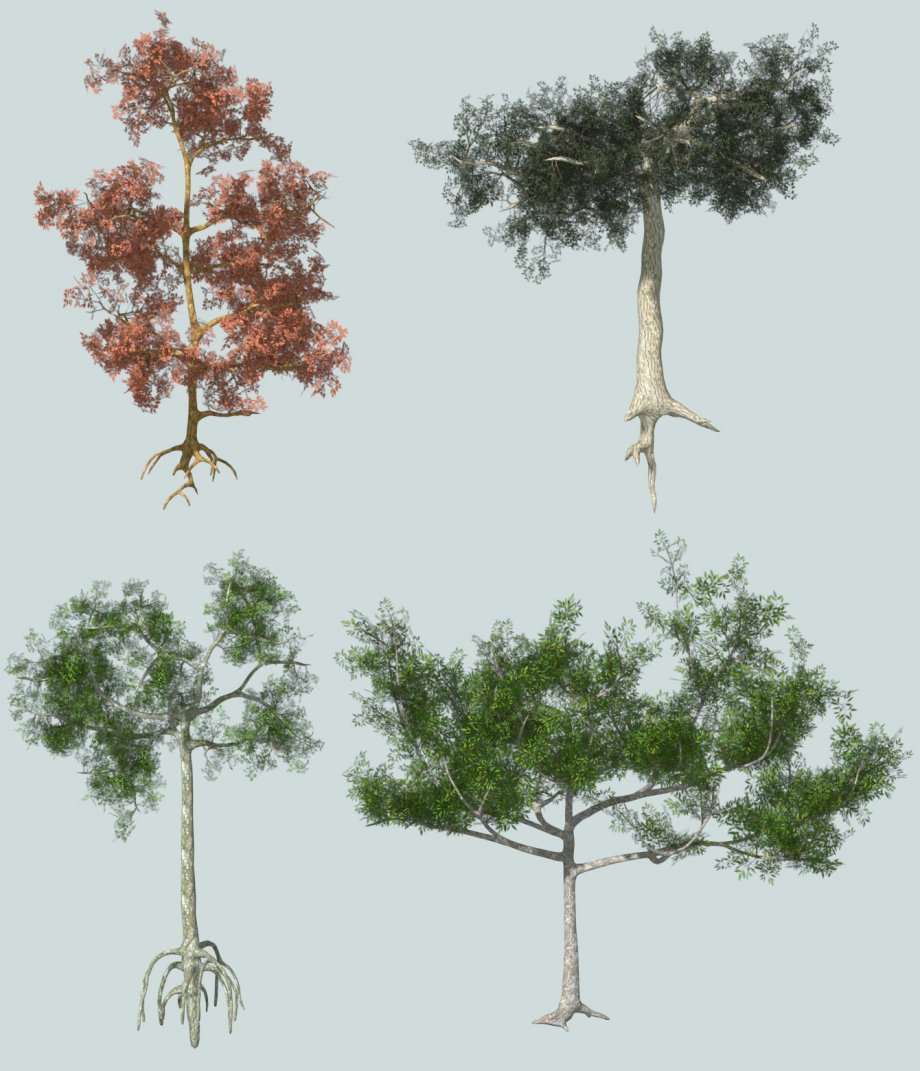 Tree pack 2 Free 3D Model - .blend - Free3D