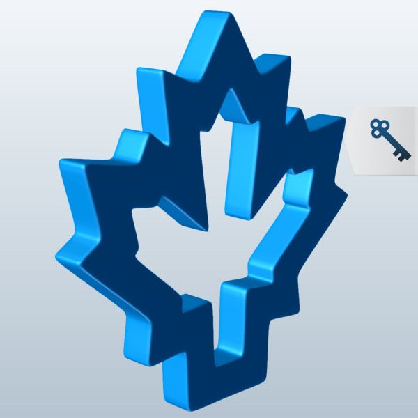 Maple Leaf v1 Free 3D Model - .obj .stl - Free3D