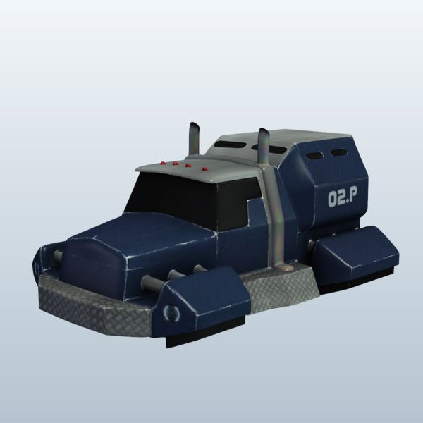 Hover Truck v1 Free 3D Model - .obj .stl - Free3D