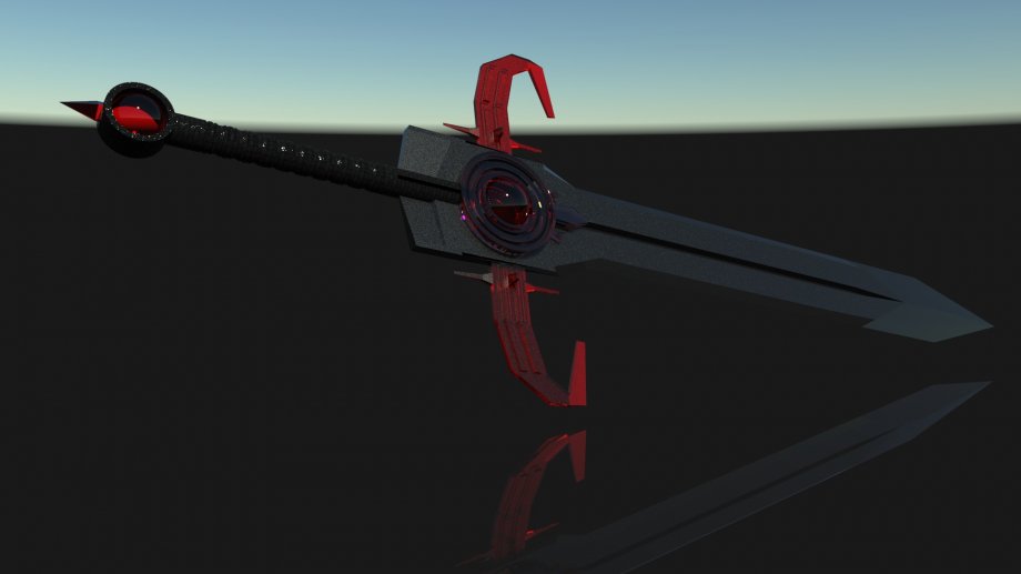 Heavy Fantasy Sword Free 3D Model - .fbx .bip - Free3D