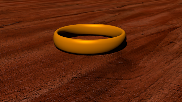Low-Poly Golden Ring (Band) Free 3D Model - .3ds .obj .dae .blend .fbx ...