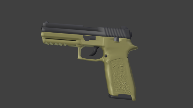 P250 Free 3D Model - .3ds .obj .dae .blend .fbx .mtl .stl - Free3D