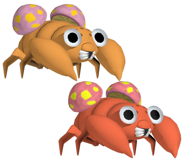 Paras (Pokemon) Free 3D Model - .dae .fbx - Free3D