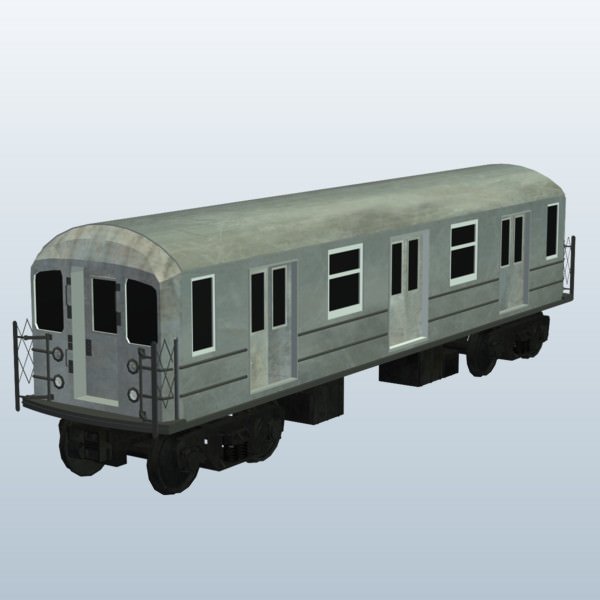 Subway Car v2 Free 3D Model - .obj .stl - Free3D
