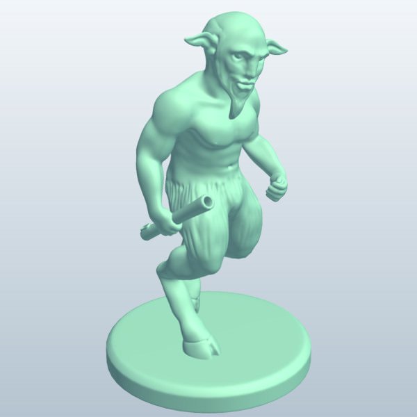 Sátiro v1 Modelo 3D gratis - .obj .stl - Free3D