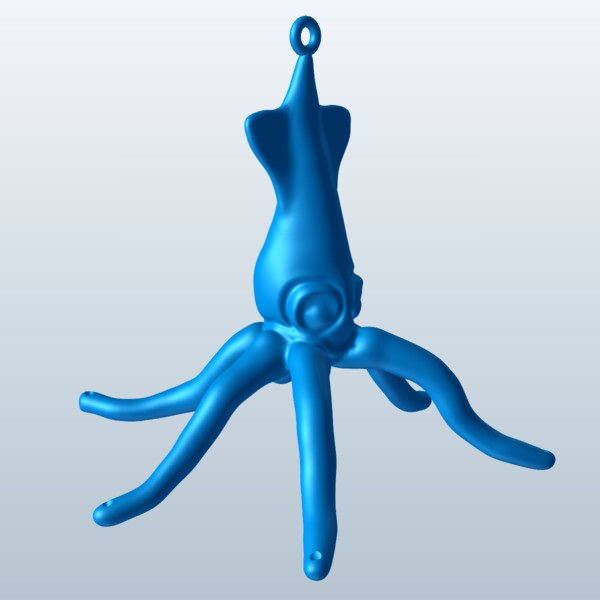 Squid v1 Free 3D Model - .obj .stl - Free3D