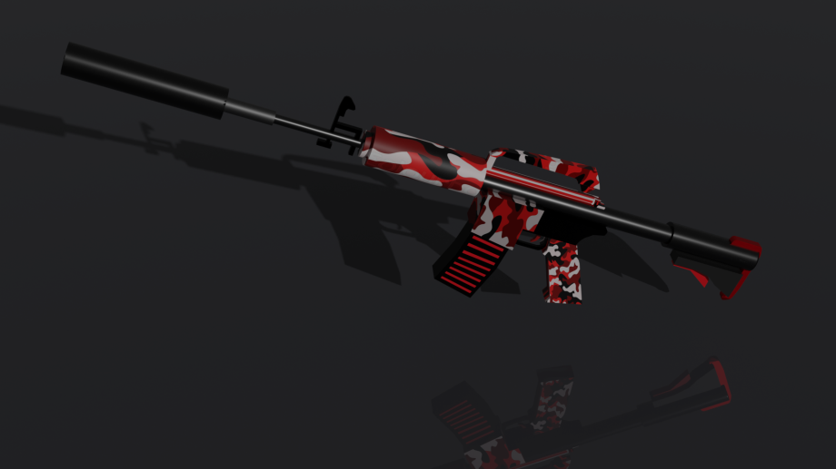 MODELO DE ARMA COM TEXTURA modelo 3D gratuito - .blend .stl - Free3D