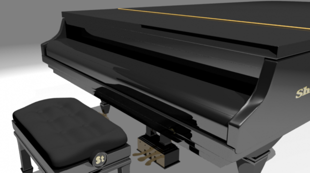 Piano Free 3D Model - .ma .mb - Free3D