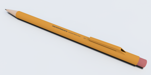 Papermate Sharpwriter (mechanical pencil) Free 3D Model - .c4d - Free3D