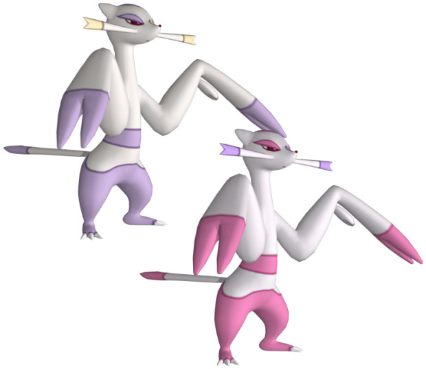 Mienshao (Pokemon) Modelo 3D gratis - .dae .fbx - Free3D
