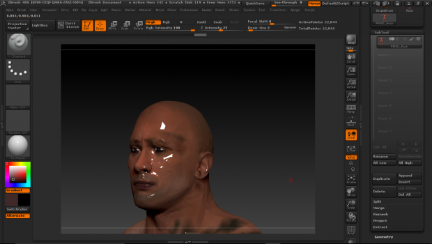 The Rock Free 3D Model - .obj - Free3D